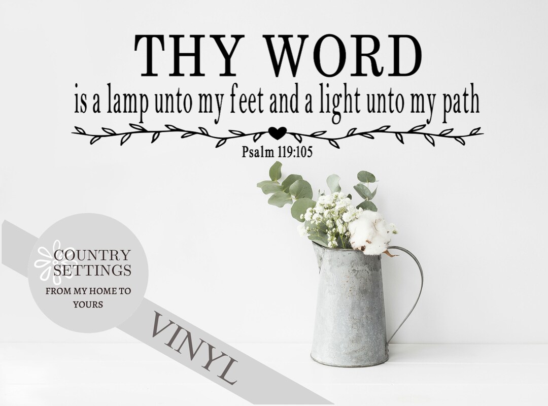 Scripture Vinyl Decals, Home Decor Decals, Car Decals Bible Verse Signs ...