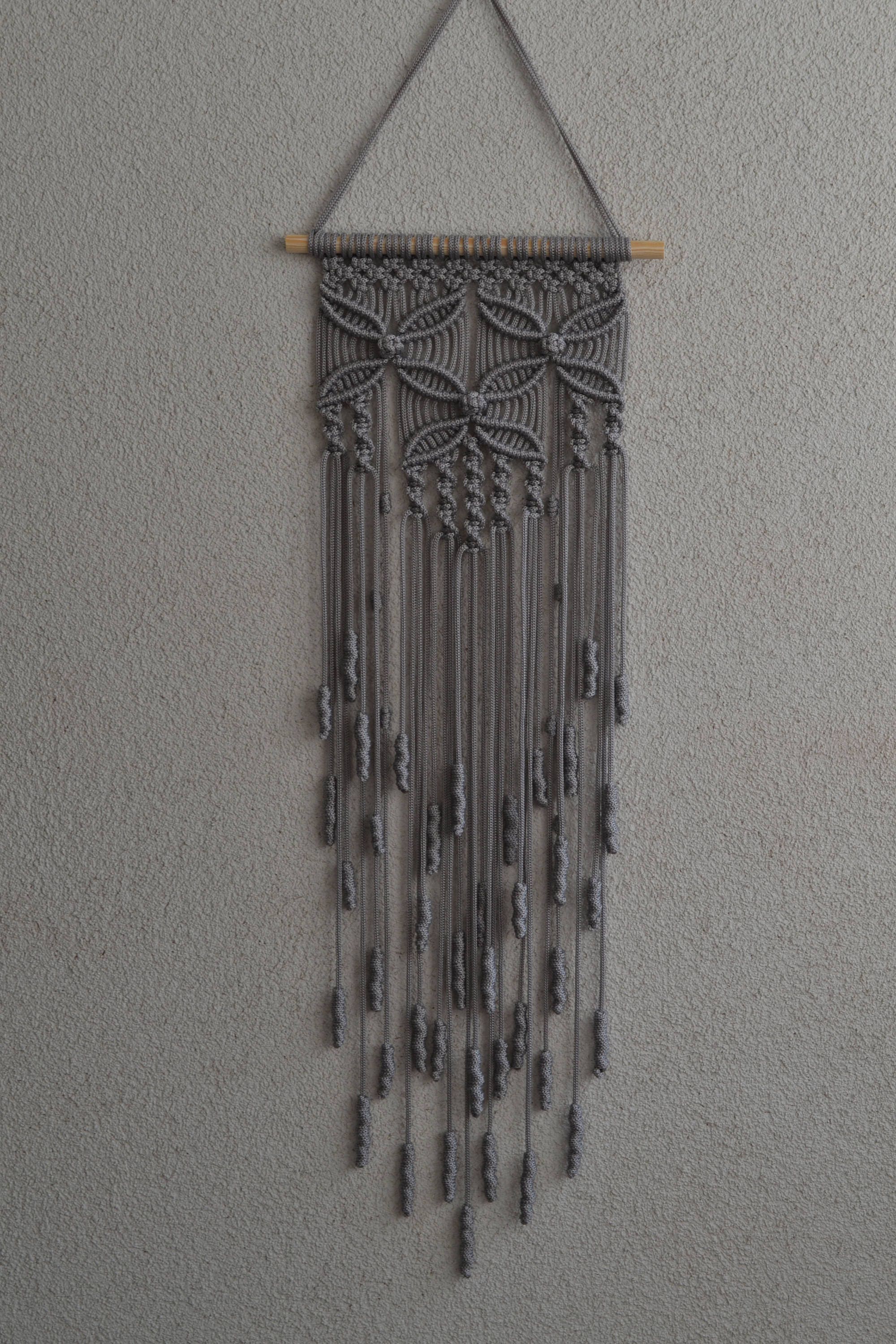 Pared de macrame da diseño de interiores - Etsy México