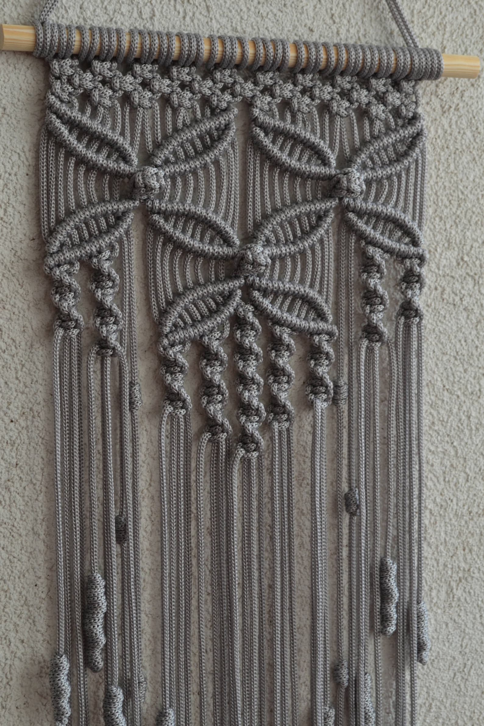 Pared de macrame da diseño de interiores - Etsy México