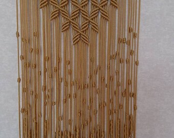Macrame Wall Hanging Gold | Etsy