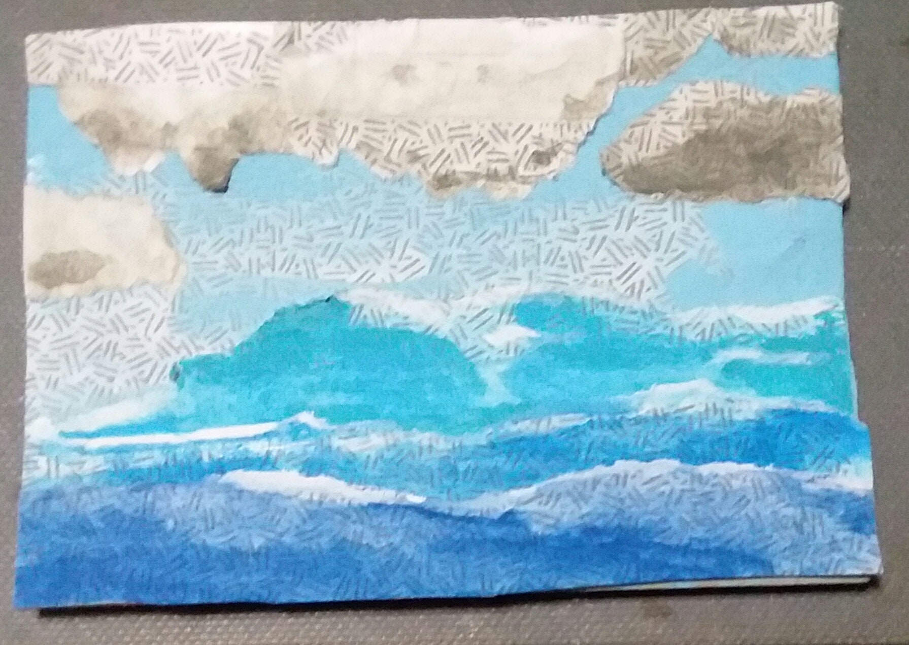 OOAK ATC Landscape 2 - Etsy