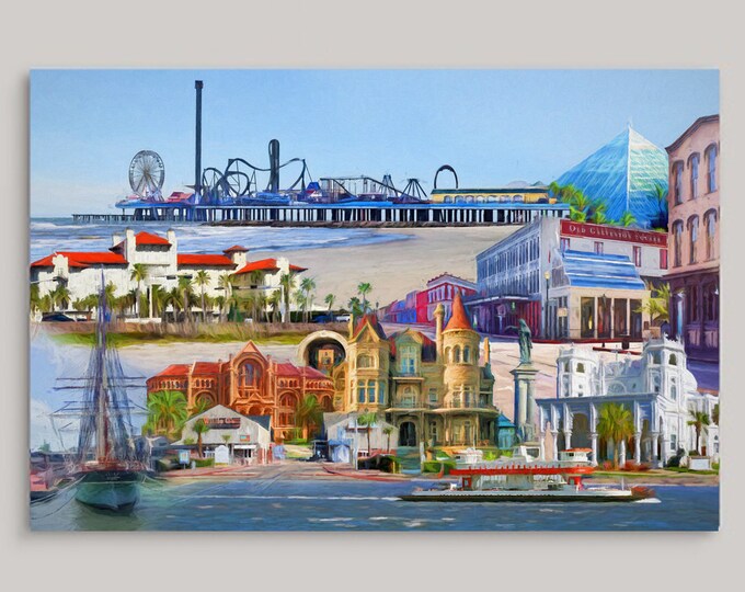 Galveston Island, Historic City, the Strand, Bishops Palace, UTMB ...