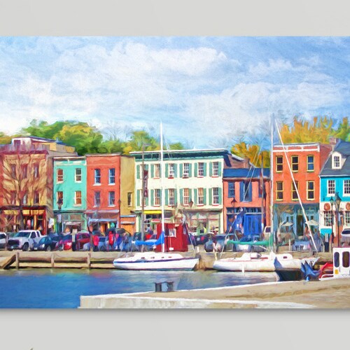 Fell's Point Baltimore Art Historic Waterfront - Etsy