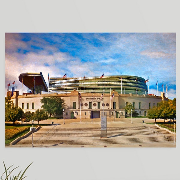 Soldier Field Stadium Prints - Etsy
