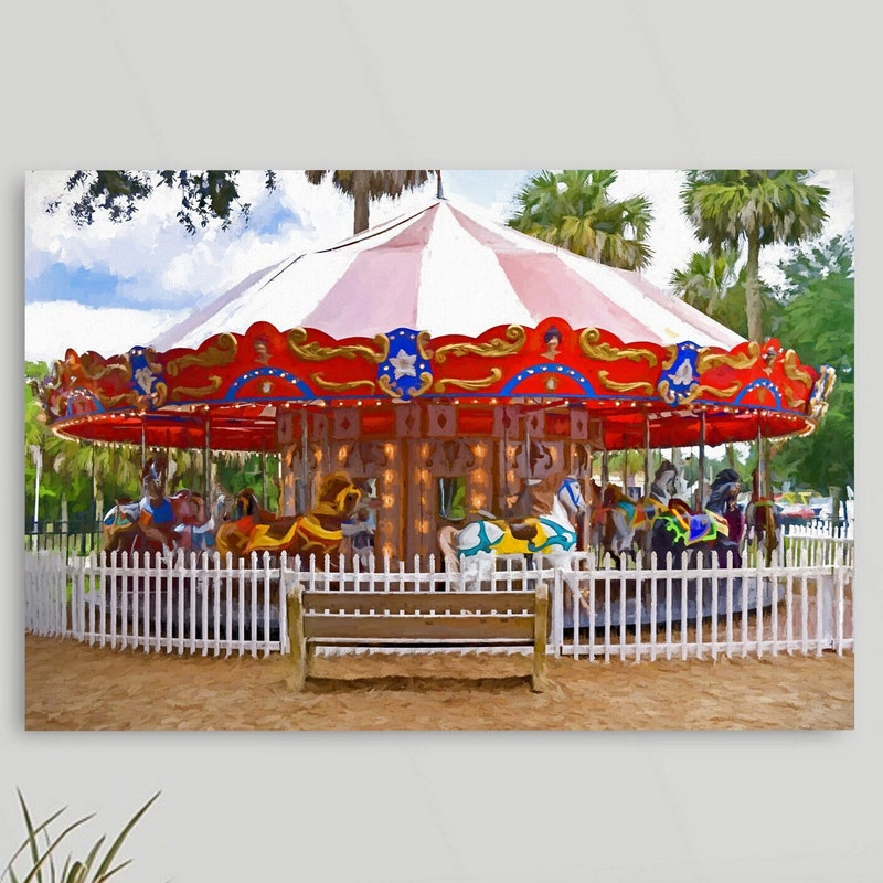 Carousel Print - Etsy