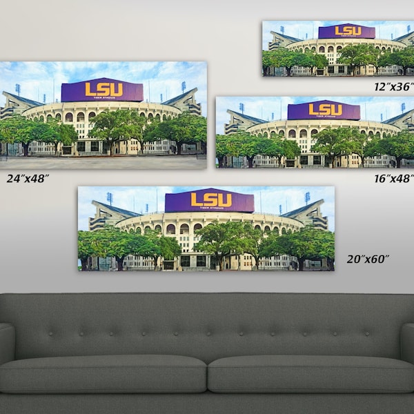 Lsu Football Wall Art - Etsy