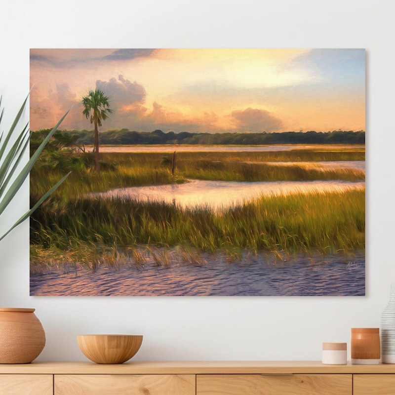 Marsh Canvas Wall Art - Etsy