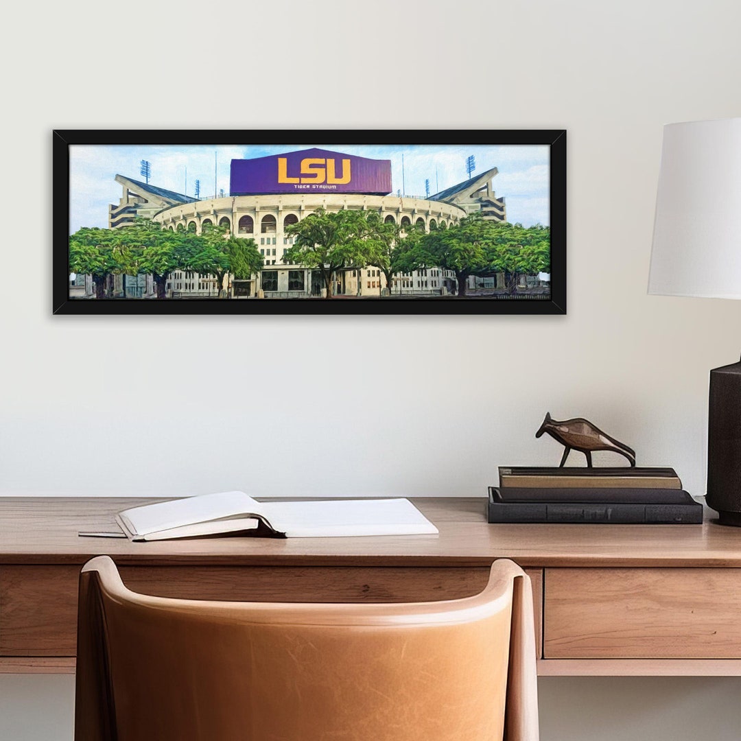 New! LSU Gift, Tigers Framed & Ready to Hang OR Sit on a Shelf ...