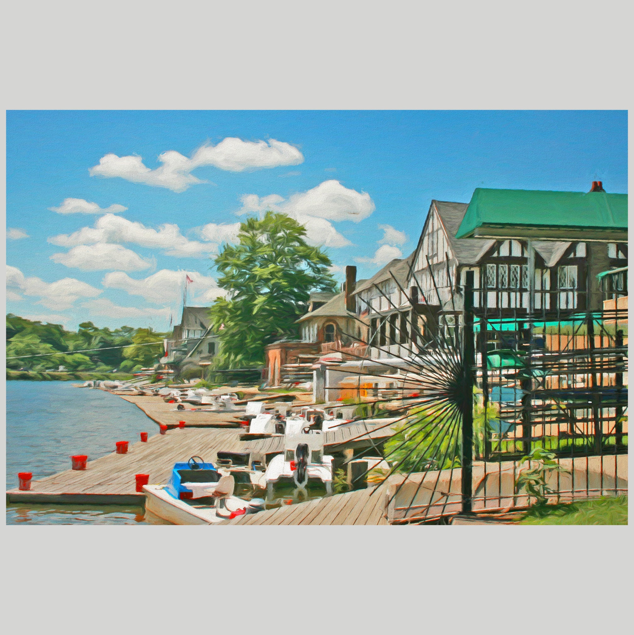 Boathouse Row Philadelphia Boathouse Row Print Art Print | Etsy