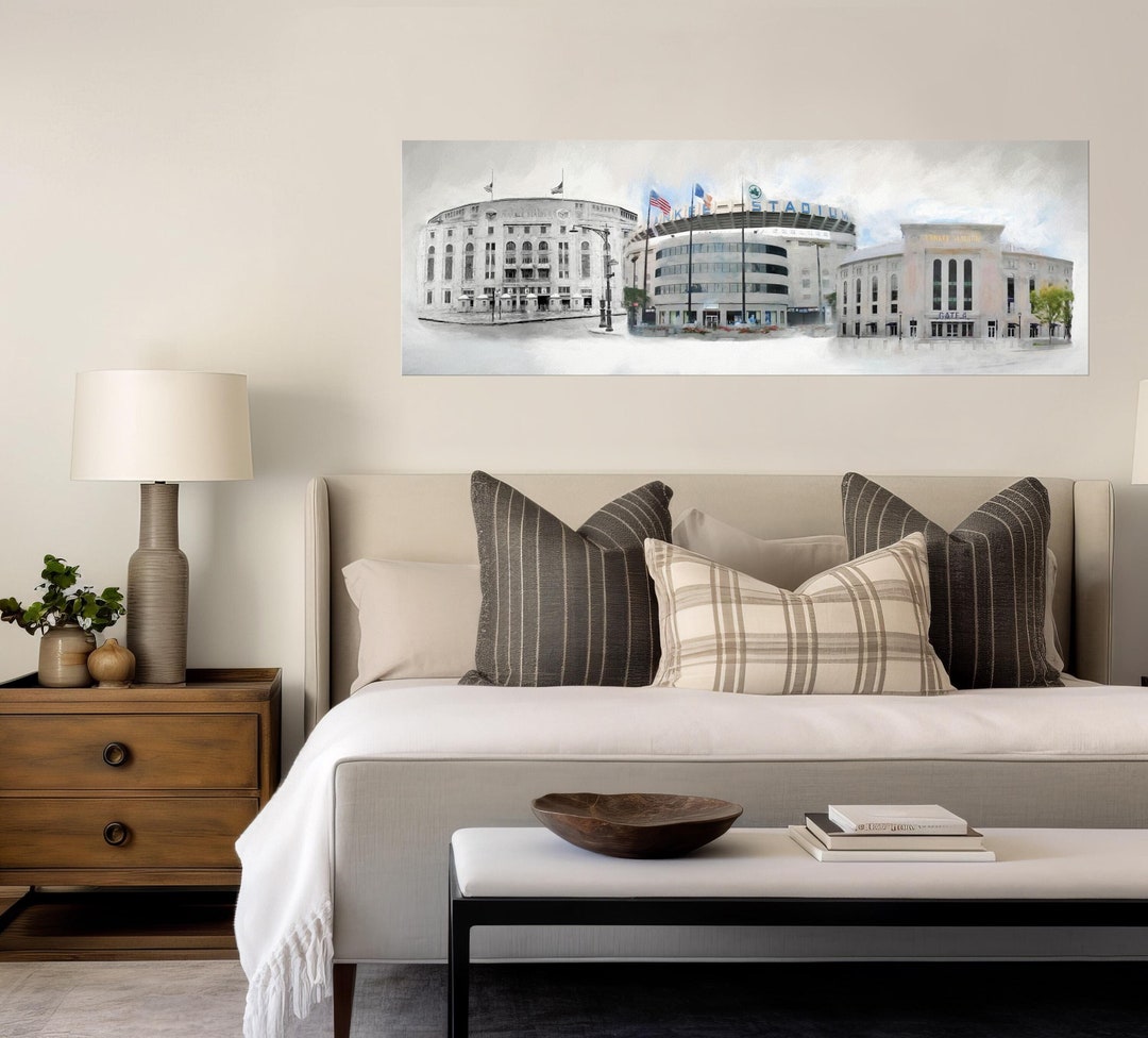 Yankee Stadium Panoramic Print: New York Yankees Art, Guy Gift - Etsy