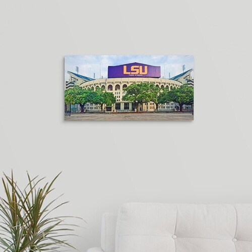 Framed LSU Stadium Art Print Louisiana State University - Etsy