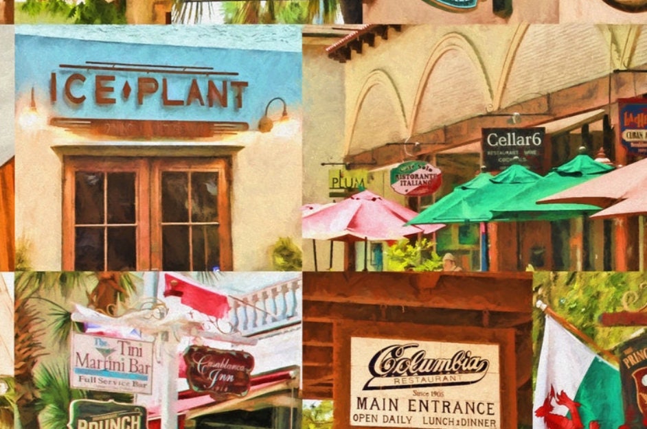 St. Augustine Signs of St. Augustine Historic City Fine | Etsy