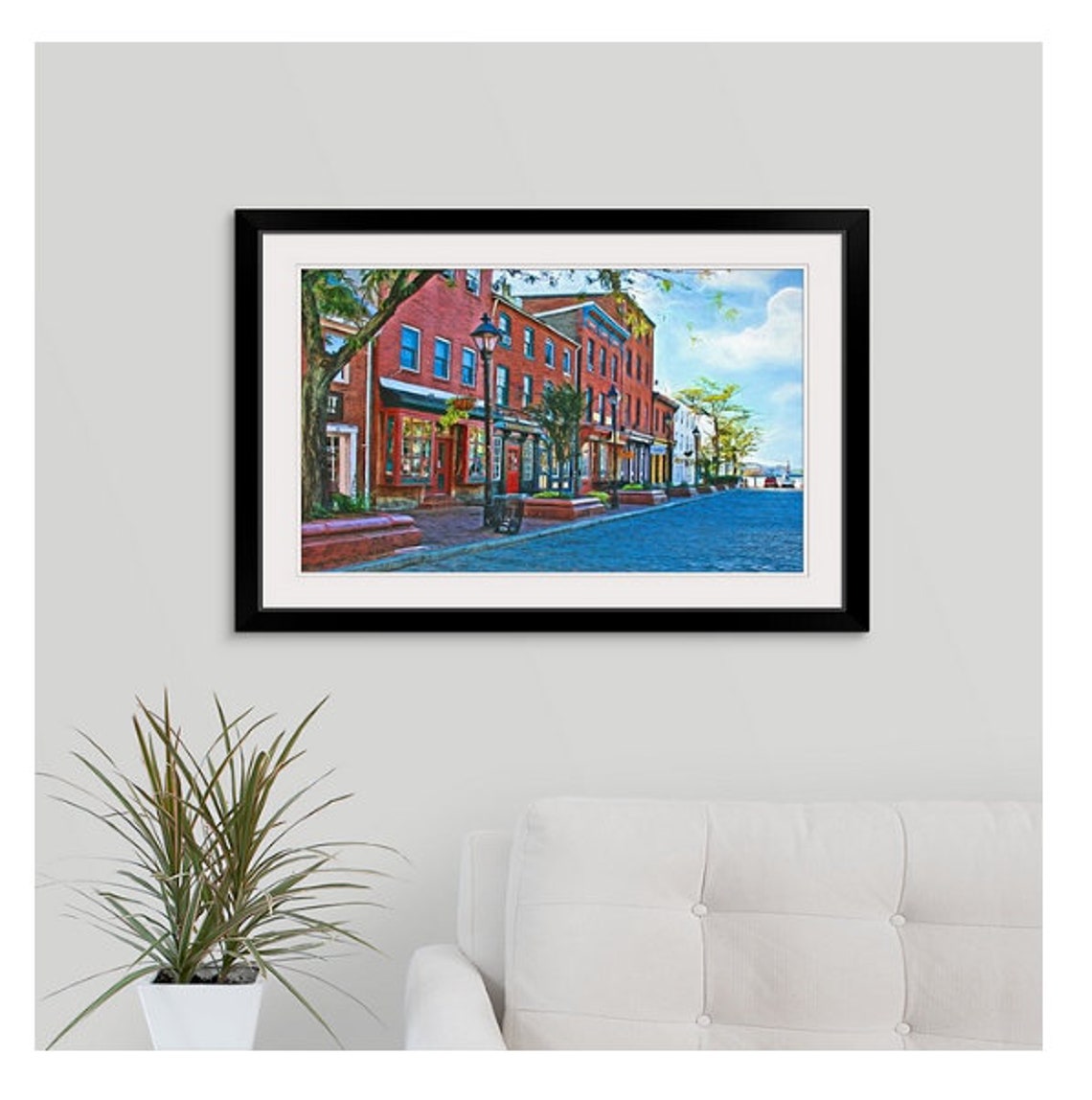 Fell's Point Baltimore Art Historic Street Historic | Etsy