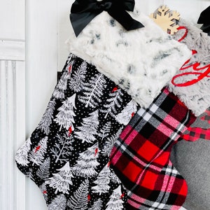 Plaid Stockings. Buffalo Plaid Stockings. Personalized | Etsy