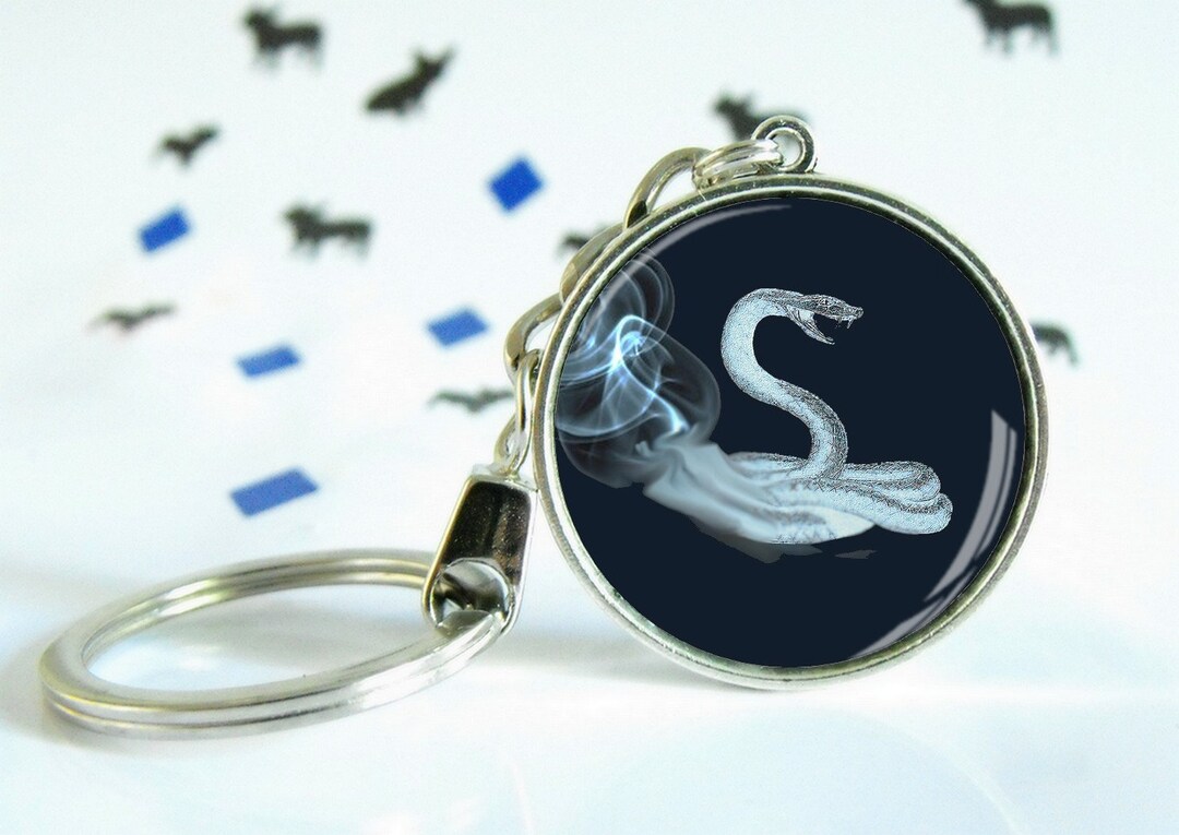 Snake Patronus Keychain Totem Animal Protector Victorian - Etsy