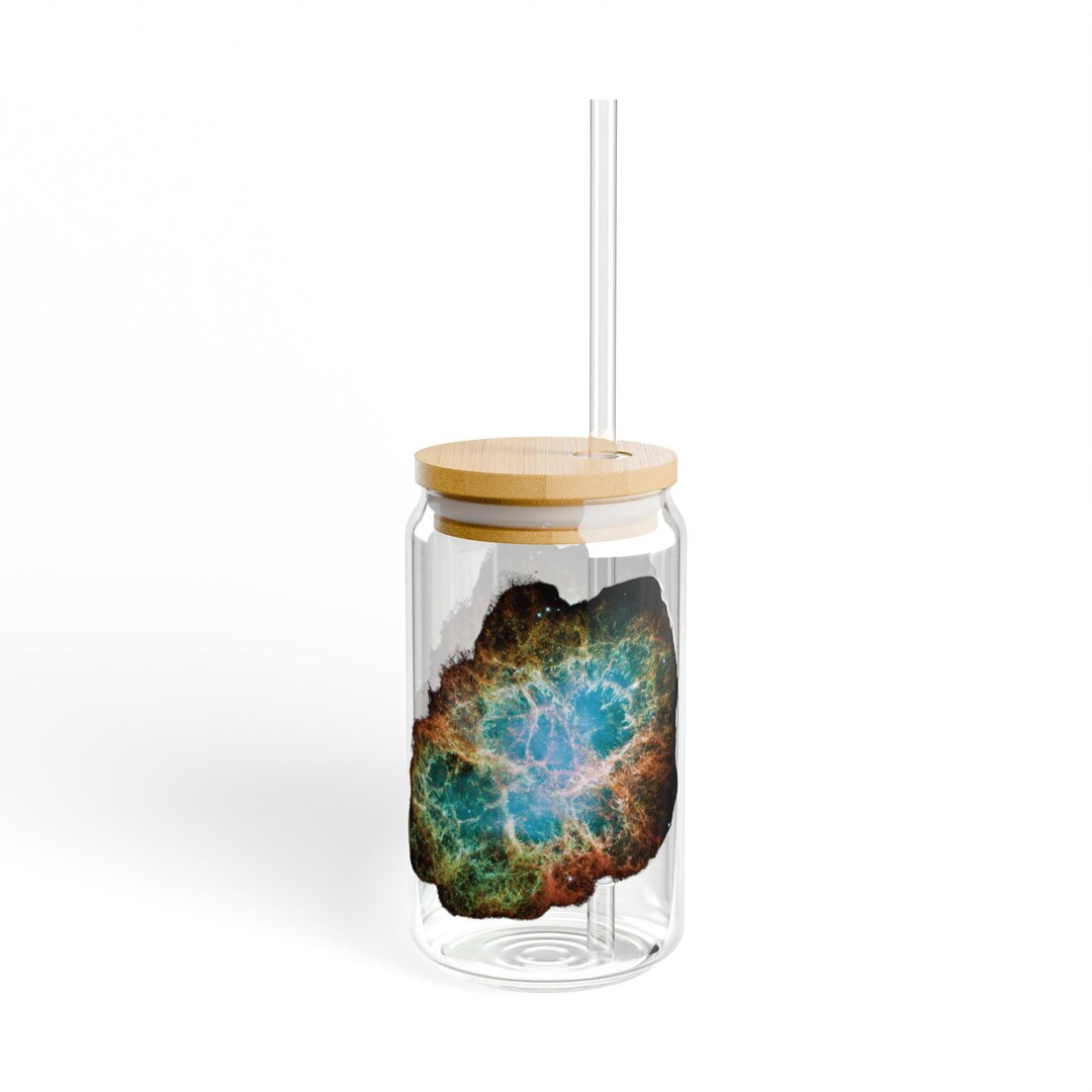 Crab Nebula Space Sipper Glass, Astronomy Glass, Nebula Lover Gift ...