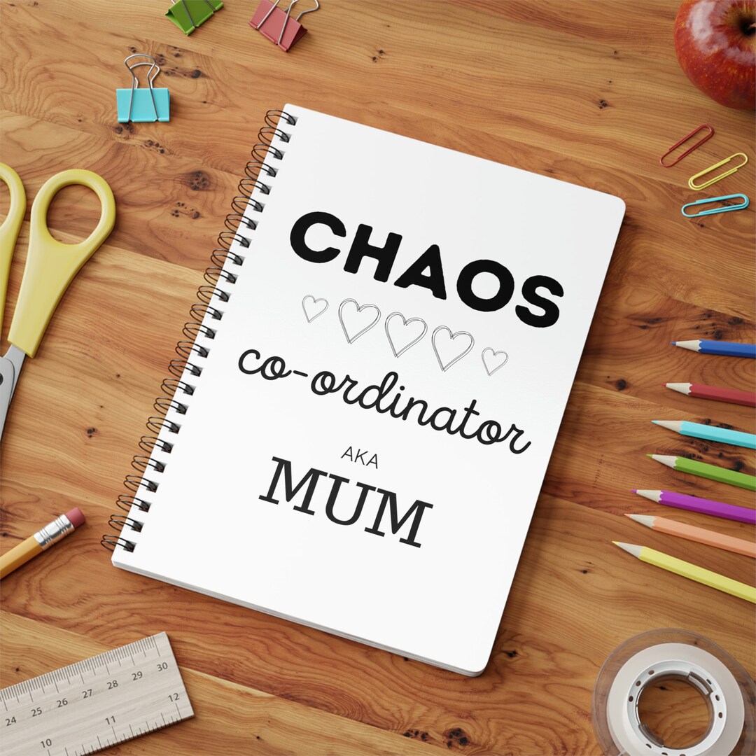 Chaos Coordinator Notebook - Wirobound Softcover Notebook, A5 - Etsy