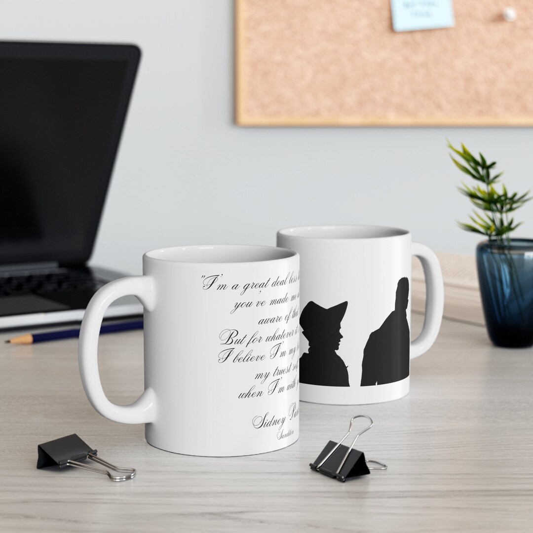 Jane Austen Gift Idea Sanditon Quote Mug Sidney Parker My Truest Self ...