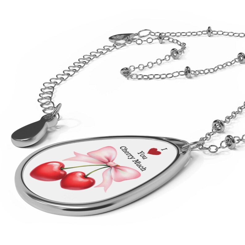 Cherry Red Necklace I Love You Cherry Much Valentine's Gift Birthday ...