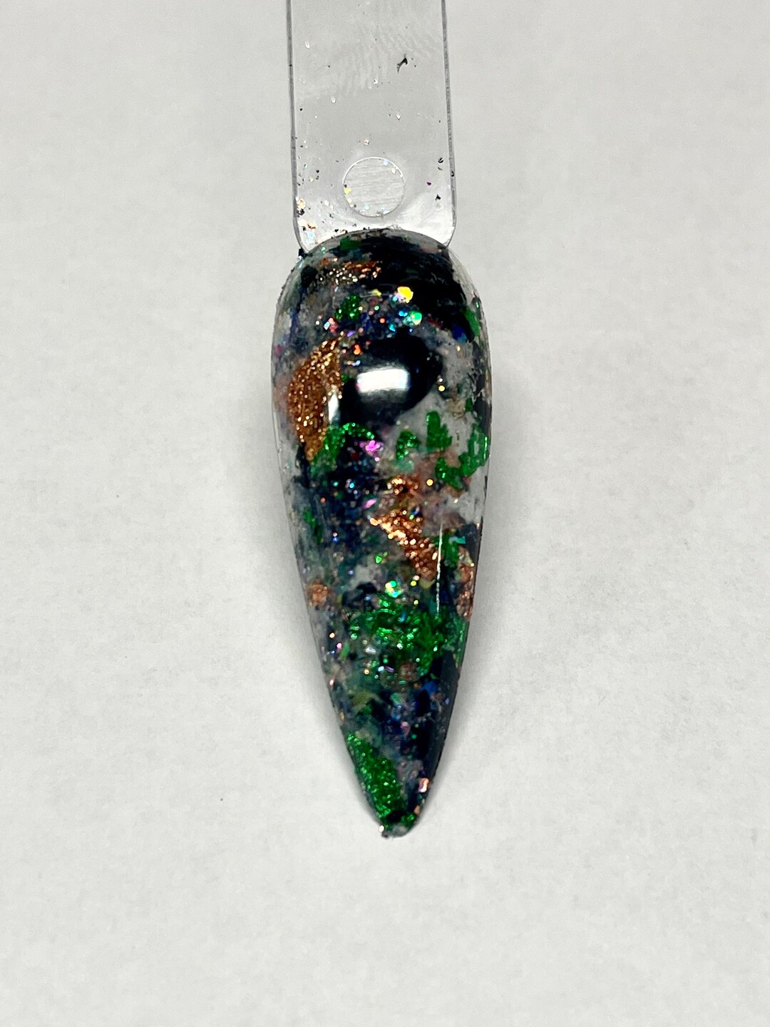 Wicked Black Opal. Marble Nail Dip. Foil Nail Dip. Glitter Nail Dip ...