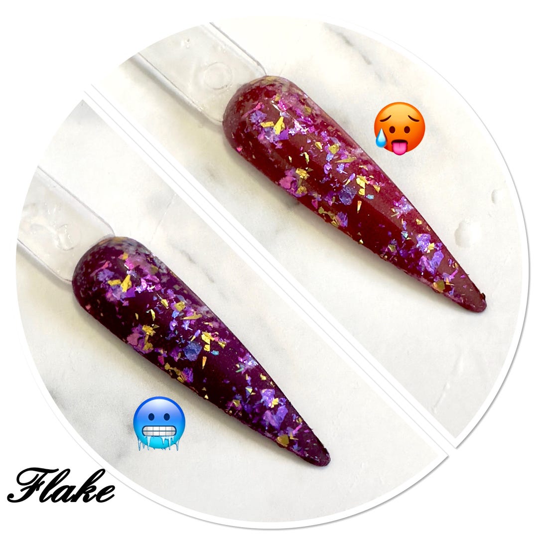 Blackberry Pie. Flake Dip. Chameleon Flake Nail Dip. Wine Flake Thermal ...