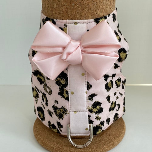 Leopard Print Dog Harness Personalized Dog Harness Jaguar - Etsy