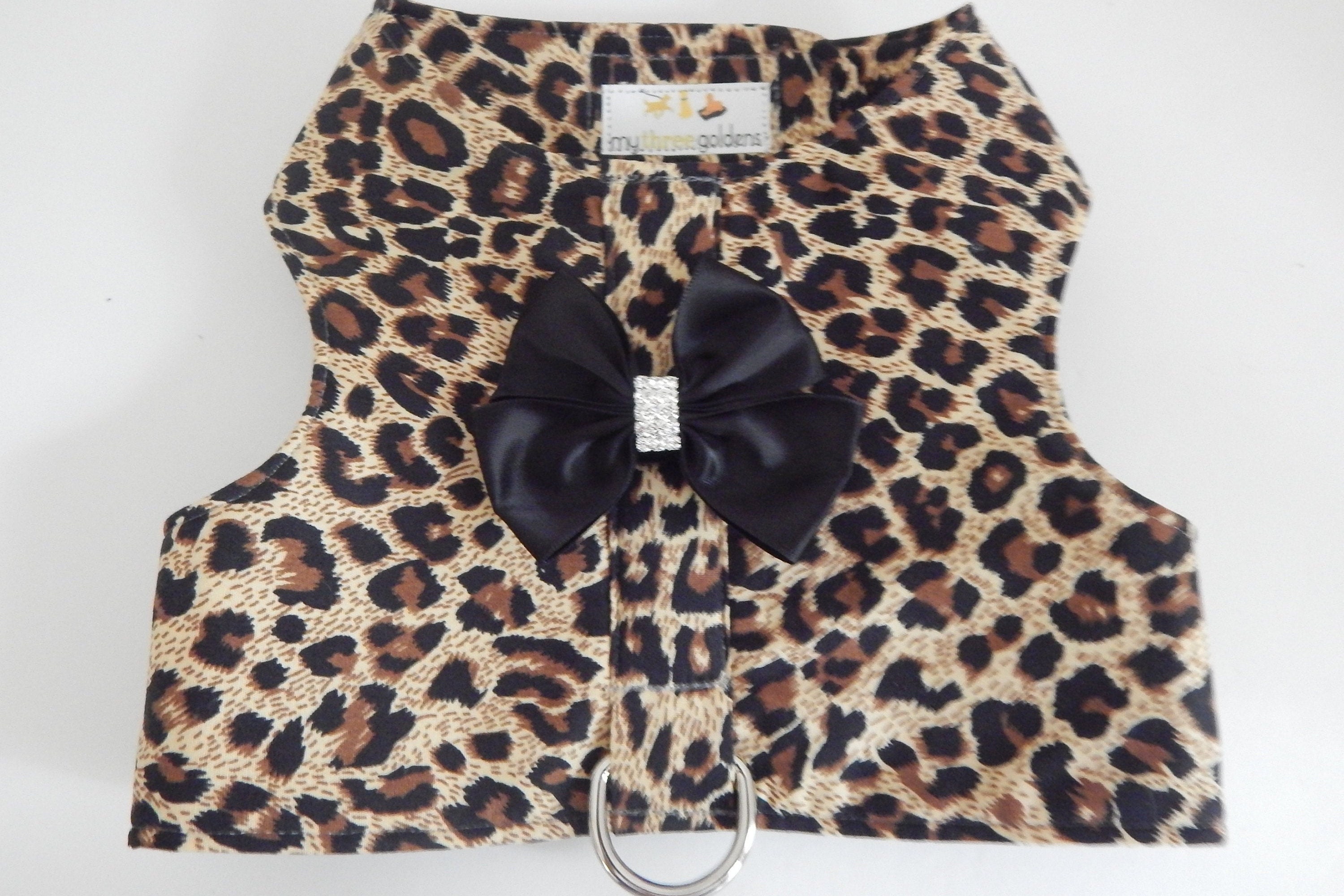 Leopard Dog Harness Vest - Etsy