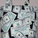 Money Bag, Handmade, Small Fabric Gift Bag or Party Favor Bag With ...