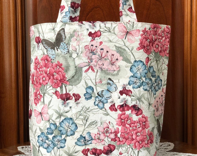 Small Cloth Tote Bag With Handles for Gifts, Snacks or Craft Projects ...