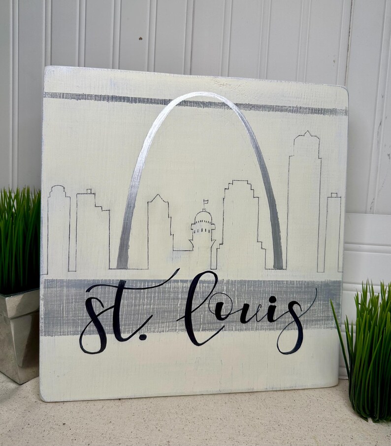 St Louis Arch Skyline - Etsy