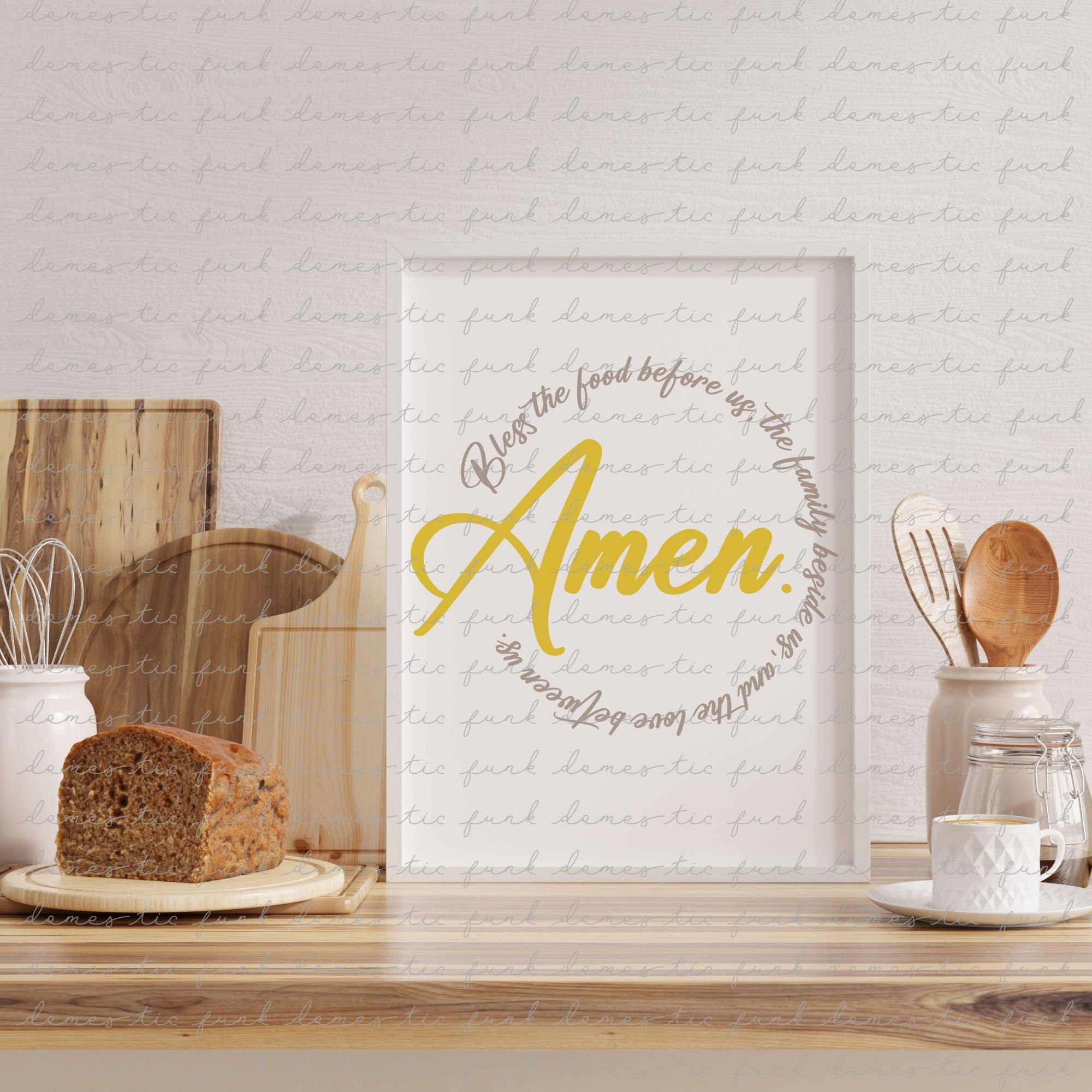 Bless the Food Prayer SVG updated Thanksgiving 2022 - Etsy