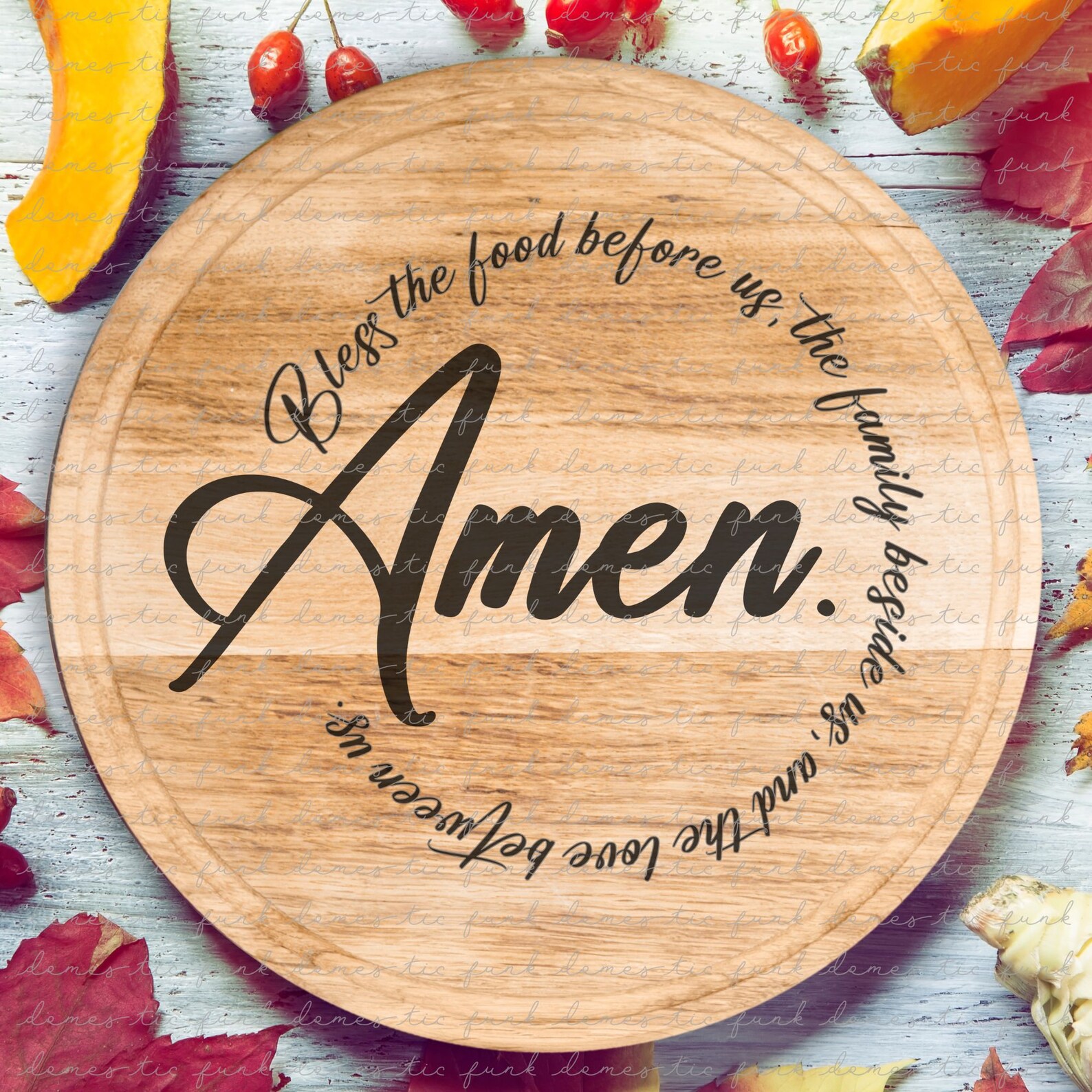 Bless the Food Prayer SVG updated Thanksgiving 2022 - Etsy