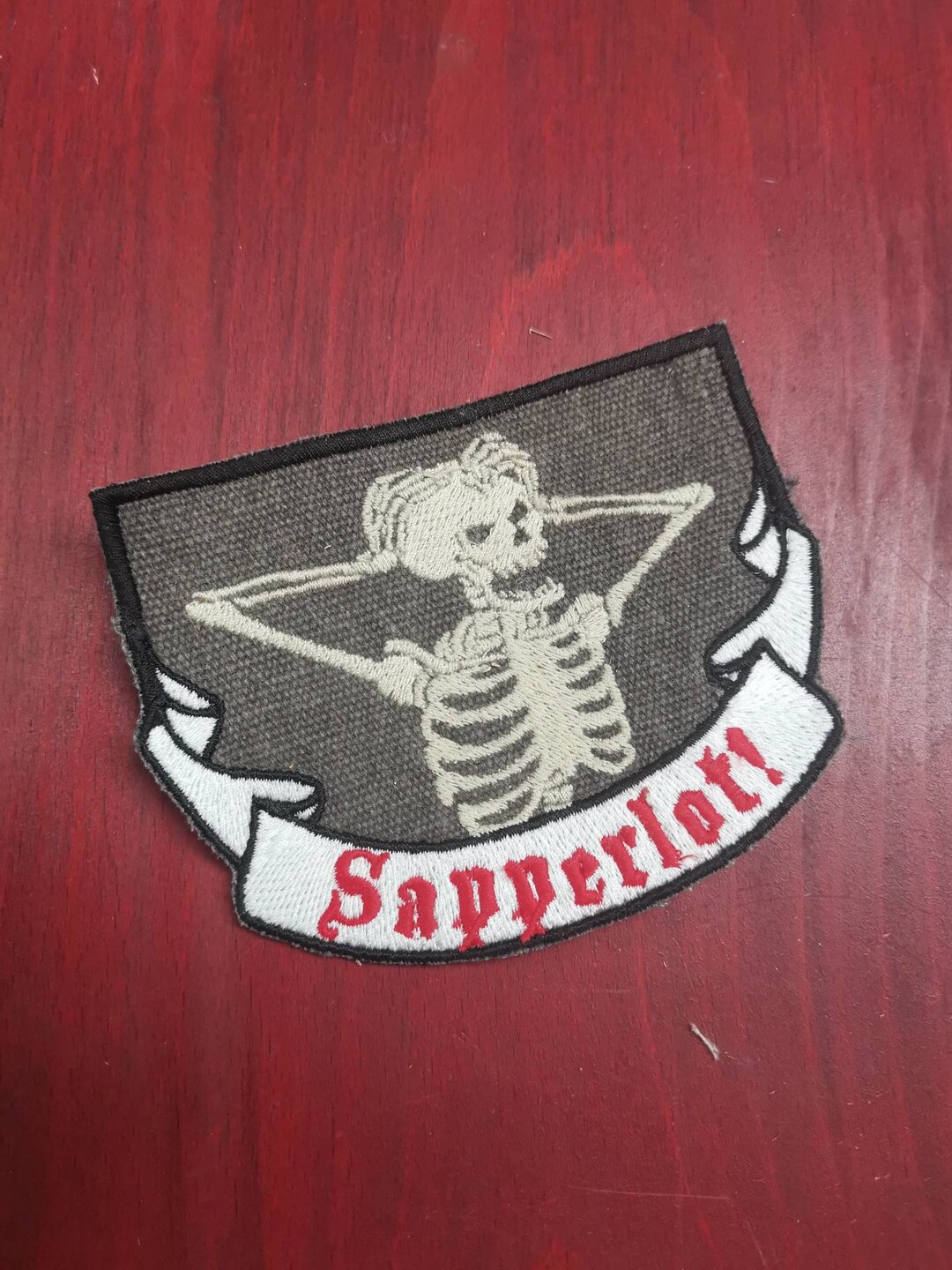 Picture Tile With Text Patch Various Versions - Etsy