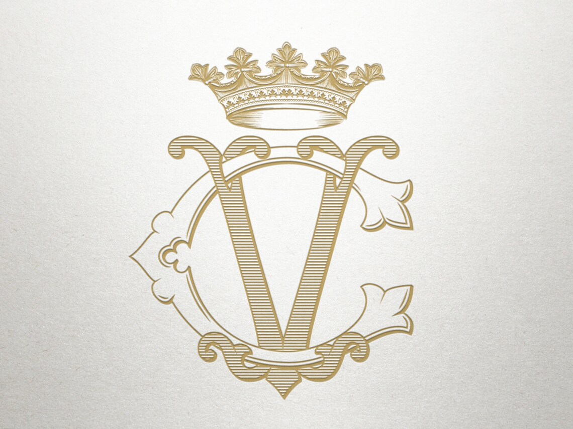 Monogram Crown Design - Noble Crown - Crown Design - Digital - Etsy