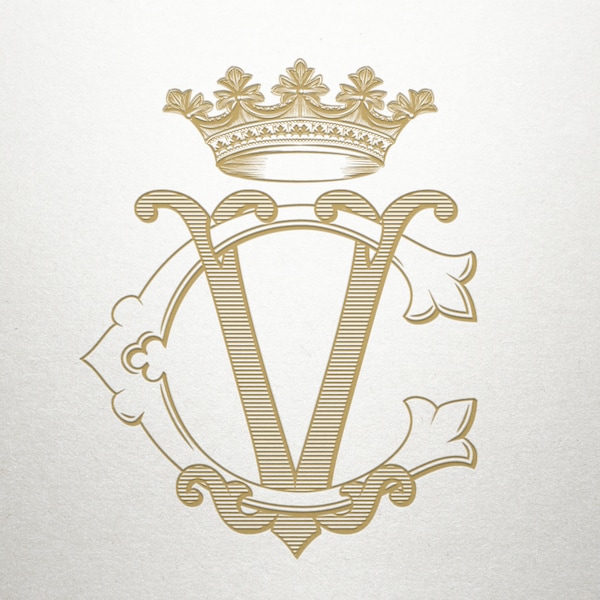 Monogram Crown - Etsy