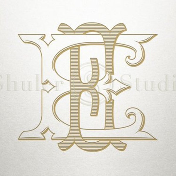 Monogram Ee - Etsy