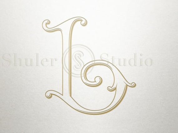 Single Antique Letter L Antique Letter Digital | Etsy
