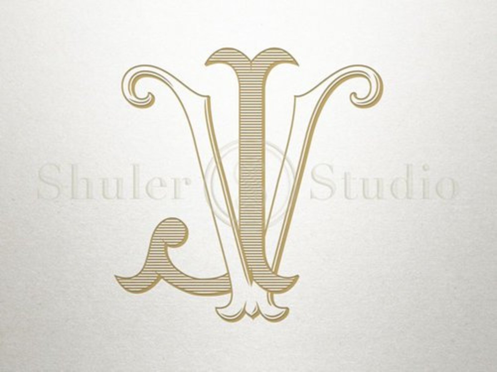 Digital Antique Monogram - JV VJ - Antique Monogram - Interlocking - Etsy