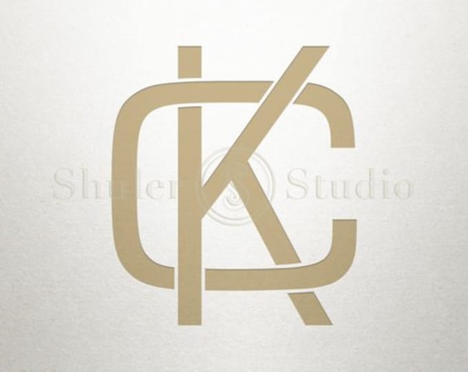 Interlocking Logo Design MP PM Interlocking Logo Digital - Etsy Israel