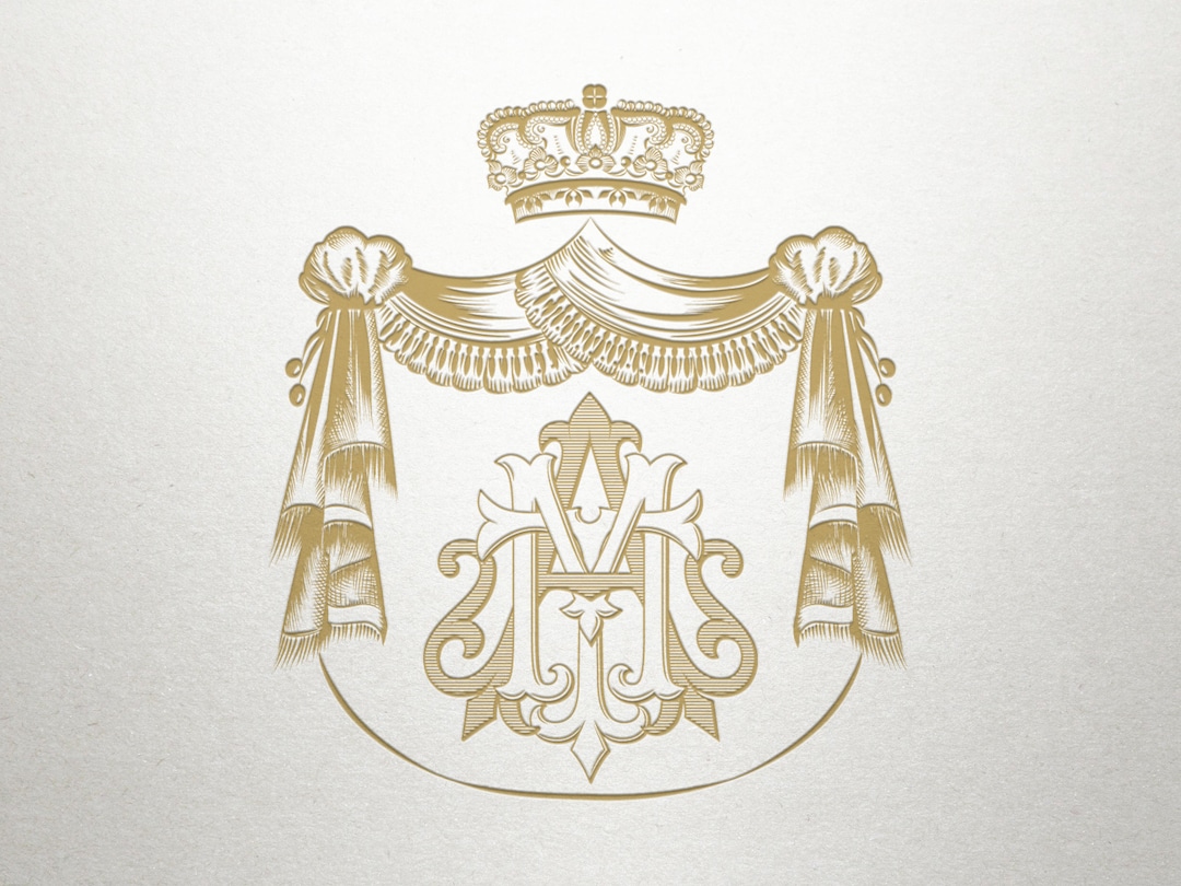 Royal Crest Design - Buckingham Crest - Royal Crest - Digital - Etsy