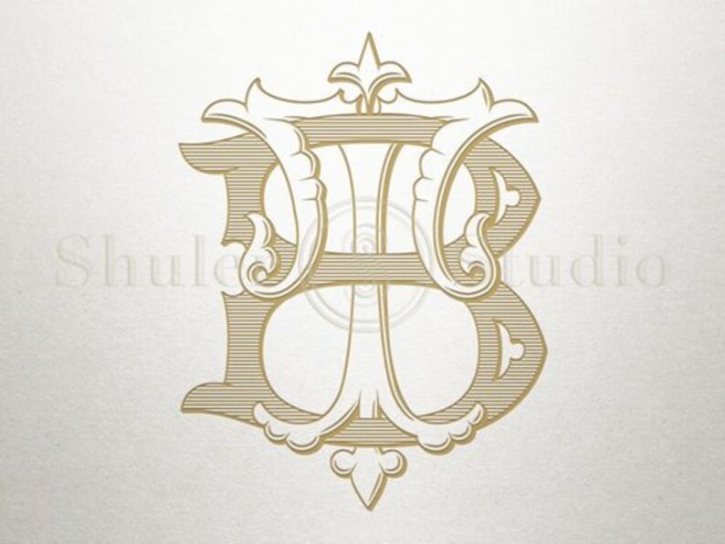 Vintage Interlocking Monogram - BT TB - Interlocking Monogram - Digital ...