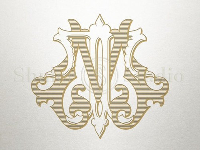 Vintage Interlocking Monogram - MT TM - Interlocking Monogram - Digital ...