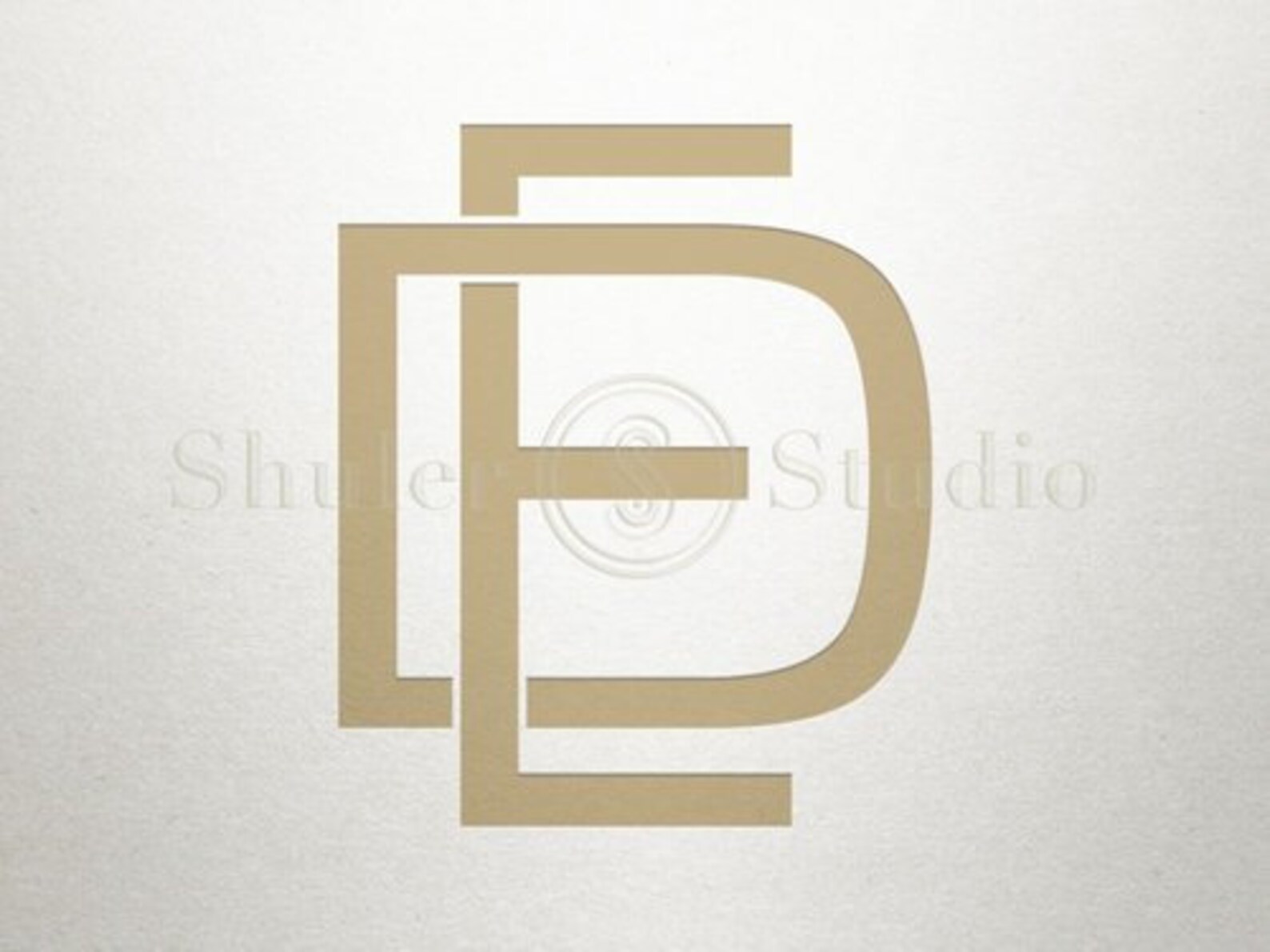 Block Logo Design - DE ED - Block Logo - Digital - Etsy