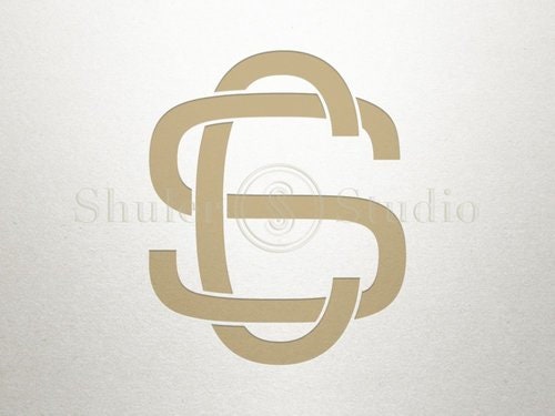 Buy Interlocking Letters Logo CS SC Interlocking Letters Digital Online ...