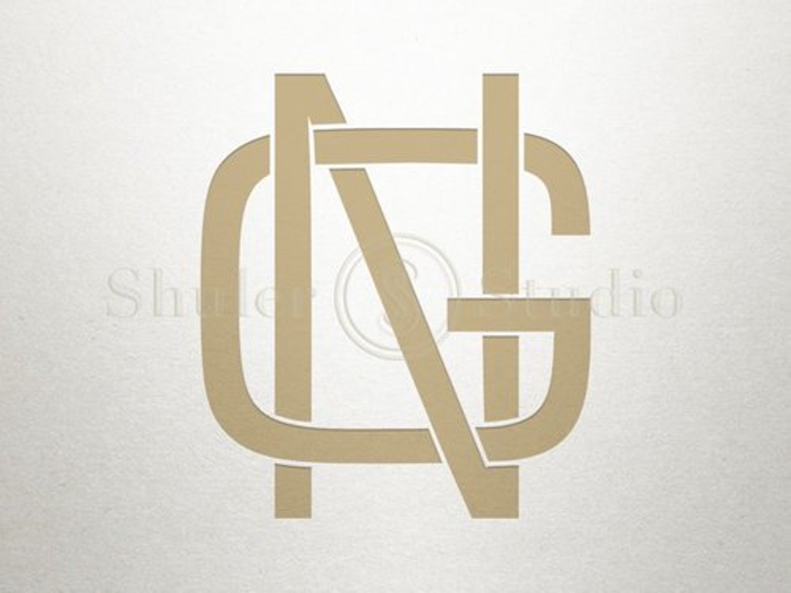 Printable Monogram Design - GN NG - Printable Monogram - Custom - Etsy