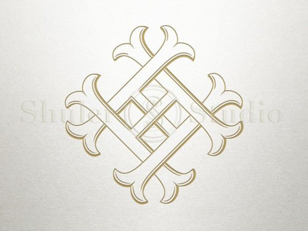 Wedding Monogram - HH - Interlocking Monogram - Digital - Etsy