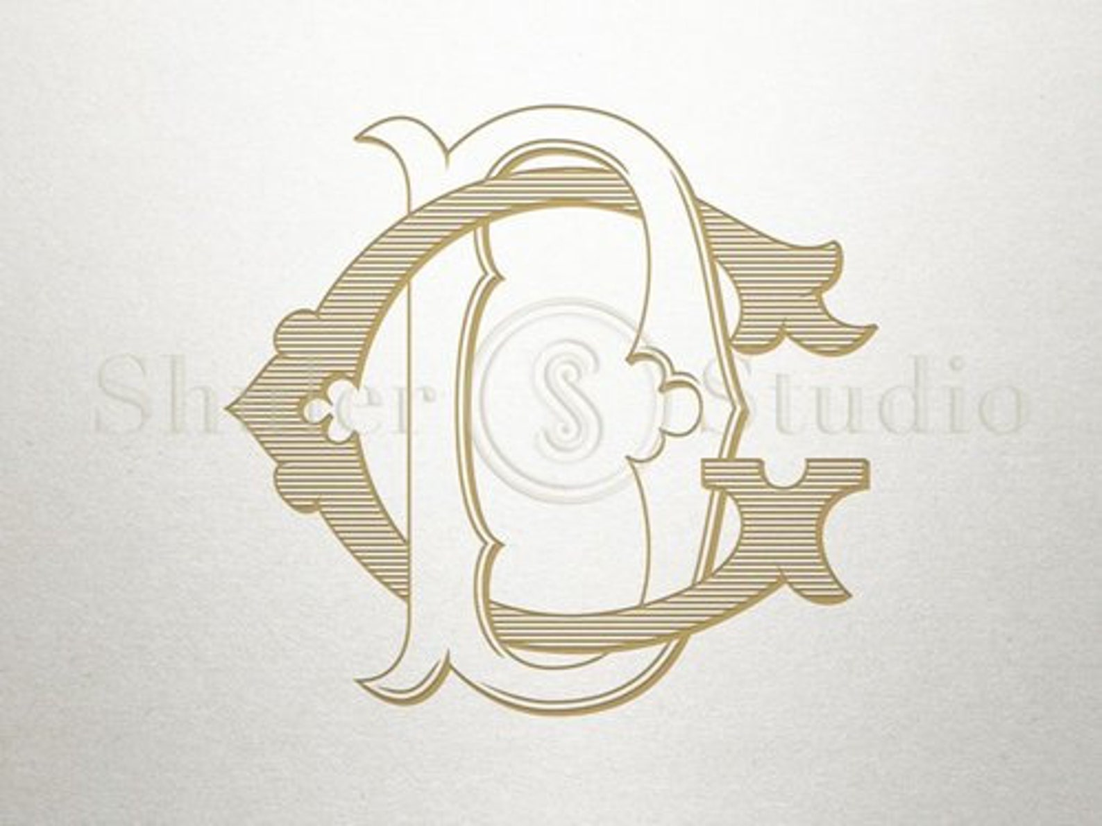 Vintage Interlocking Monogram - DG GD - Interlocking Monogram - Digital ...
