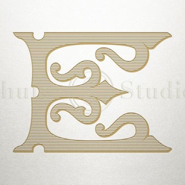 Monogram E - Etsy