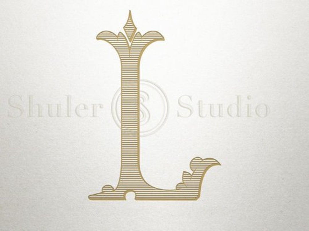 Single Vintage Letter - L - Vintage Letter - Digital - Etsy