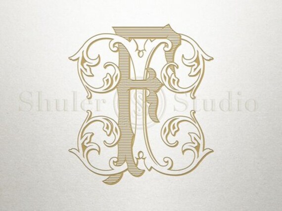 Wedding Printable Monogram FI IF Printable Monogram | Etsy